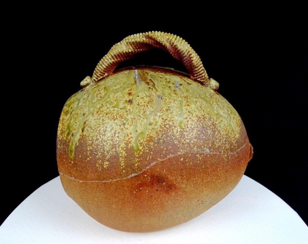 SMP Steve Murray Sauk Mountain Pottery Stoneware 9 1/2 Lidded Serving ...