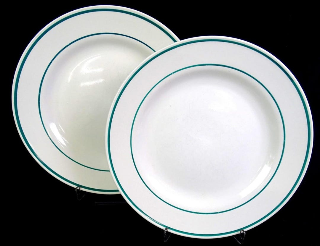 Trend Basics Stoneware China Restaurant Ware 2 Piece 9 3/4" Dinner ...