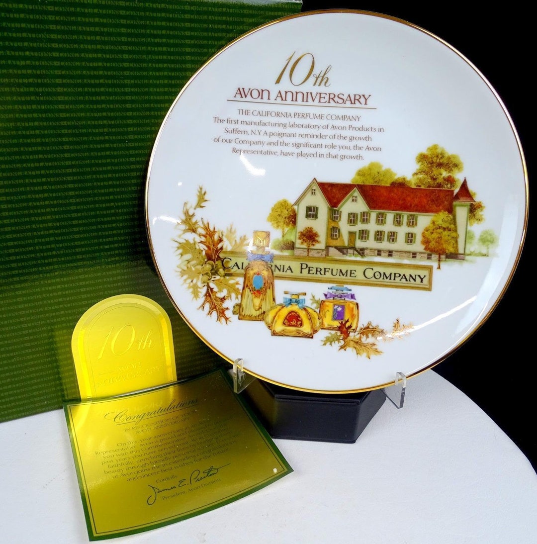 Avon Japanese Porcelain 10th Anniversary California Perfume Co - Etsy