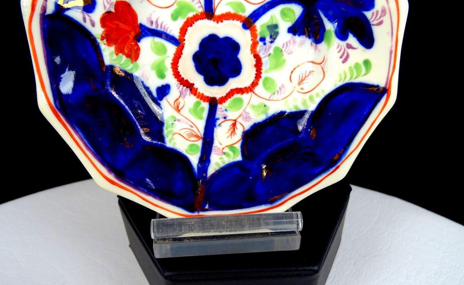 Gaudy Welsh Staffordshire Porcelain Dodecagon Imari 4 1/2demitasse ...