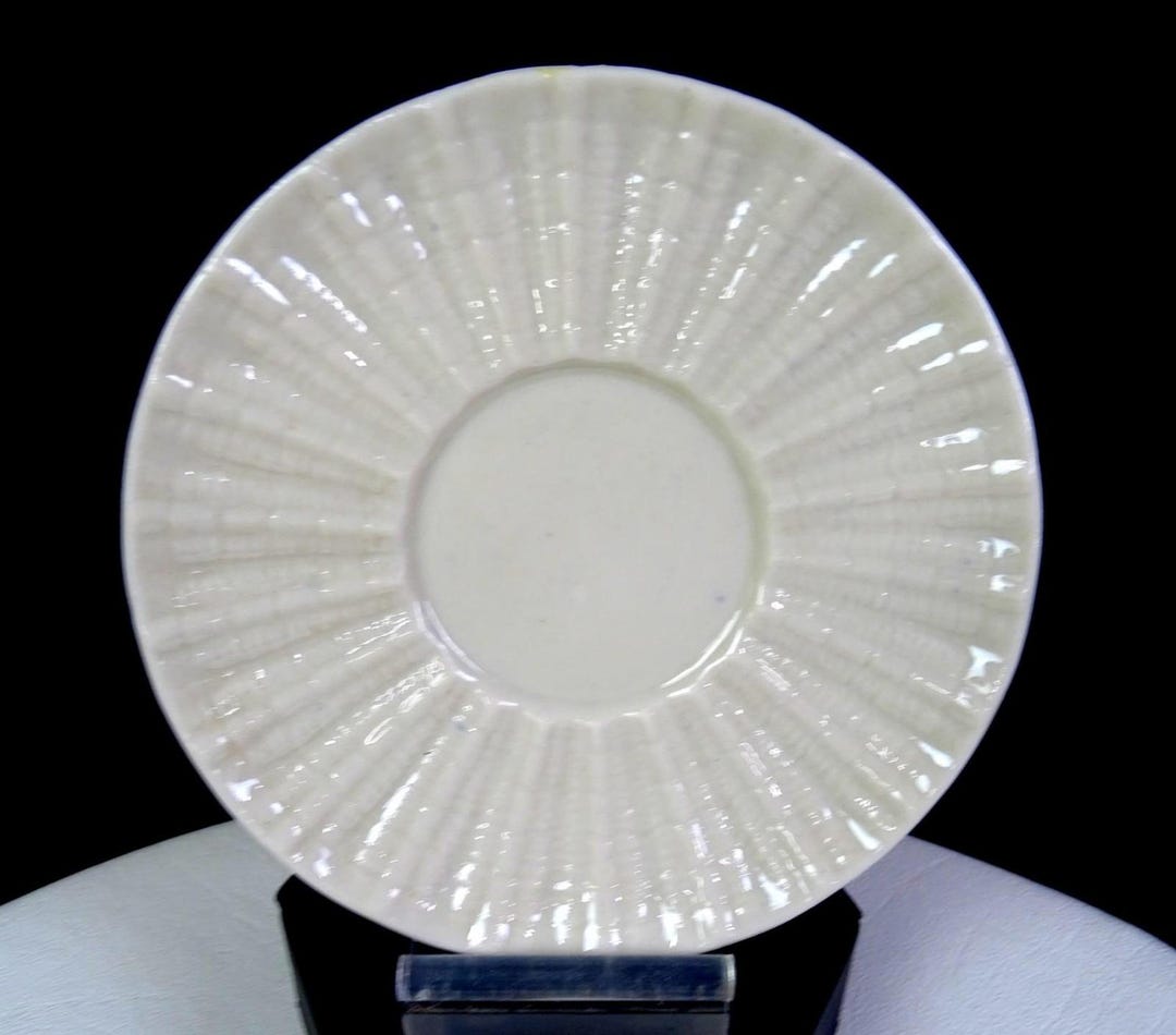 Belleek Parian Porcelain Ireland Neptune White Pattern Unmarked 5 1/4 ...