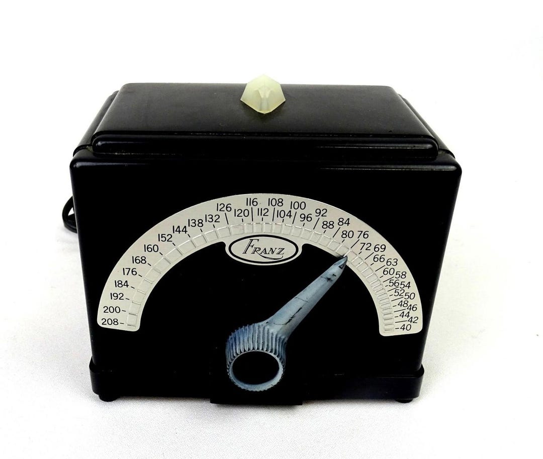 Franz Electric Metronome Model LM-FB-4 Light Sound Silent Mode Tested ...