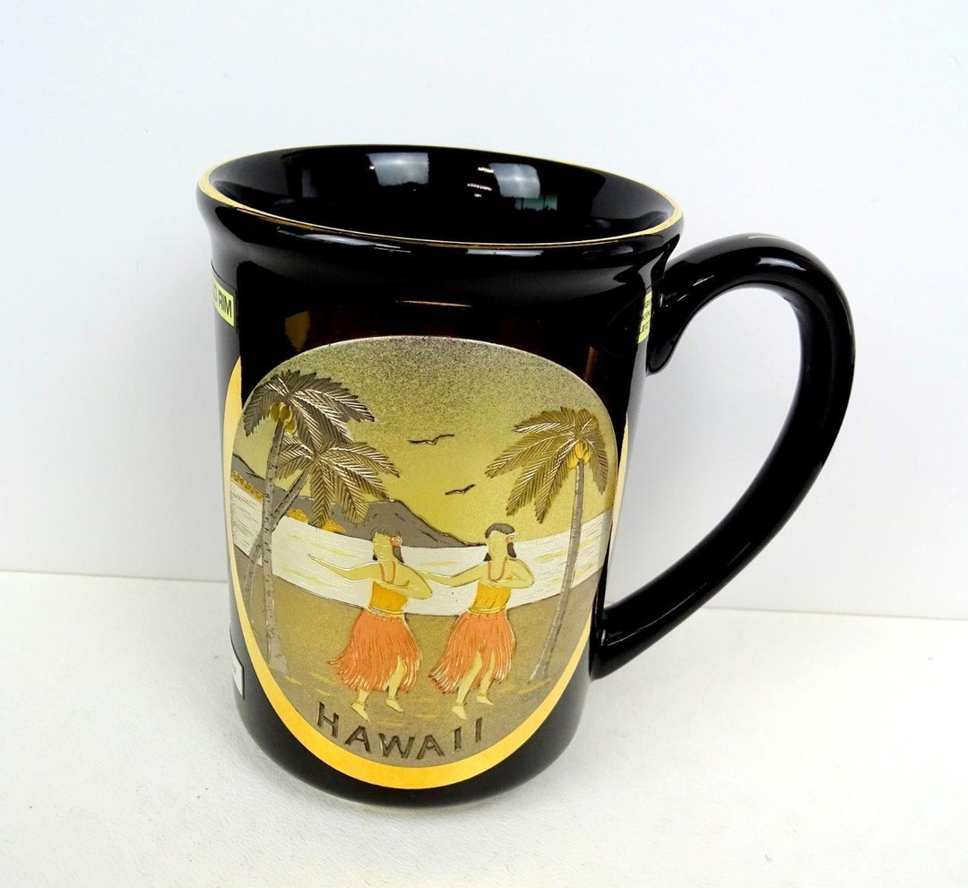 Dynasty Gallery Japan Vintage Art of Chokin Collection 24kt Hawaii 4 3/ ...