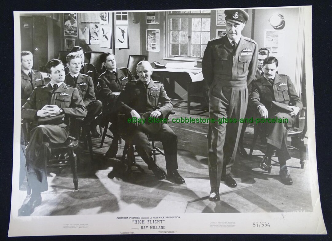 Ray Millard, Bernard Lee in High Flight Original 8x10" Press Photo 1957 ...