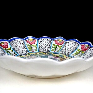 Nora Fenton Portugal Pottery Signed Aurora Large Vintage 12 1/2 Bowl - Etsy