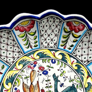 Nora Fenton Portugal Pottery Signed Aurora Large Vintage 12 1/2 Bowl - Etsy