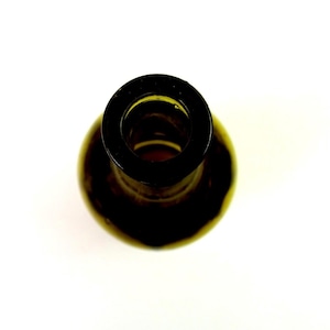 Antique Green Seedy Glass Tooled Mouth Kick up Base 10 1/8 Wine Bottle ...