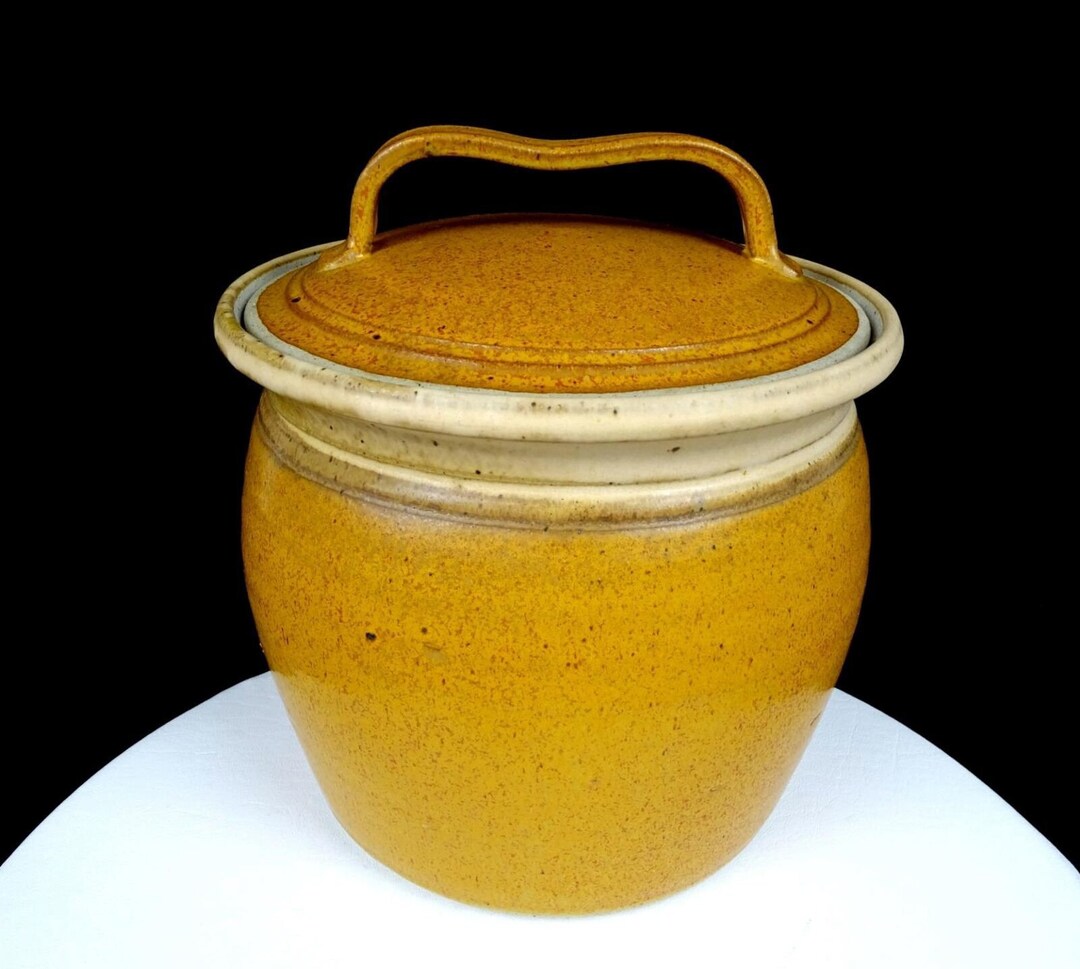 Roy Alexander Signed Studio Art Pottery Large Tan Speckled - Etsy