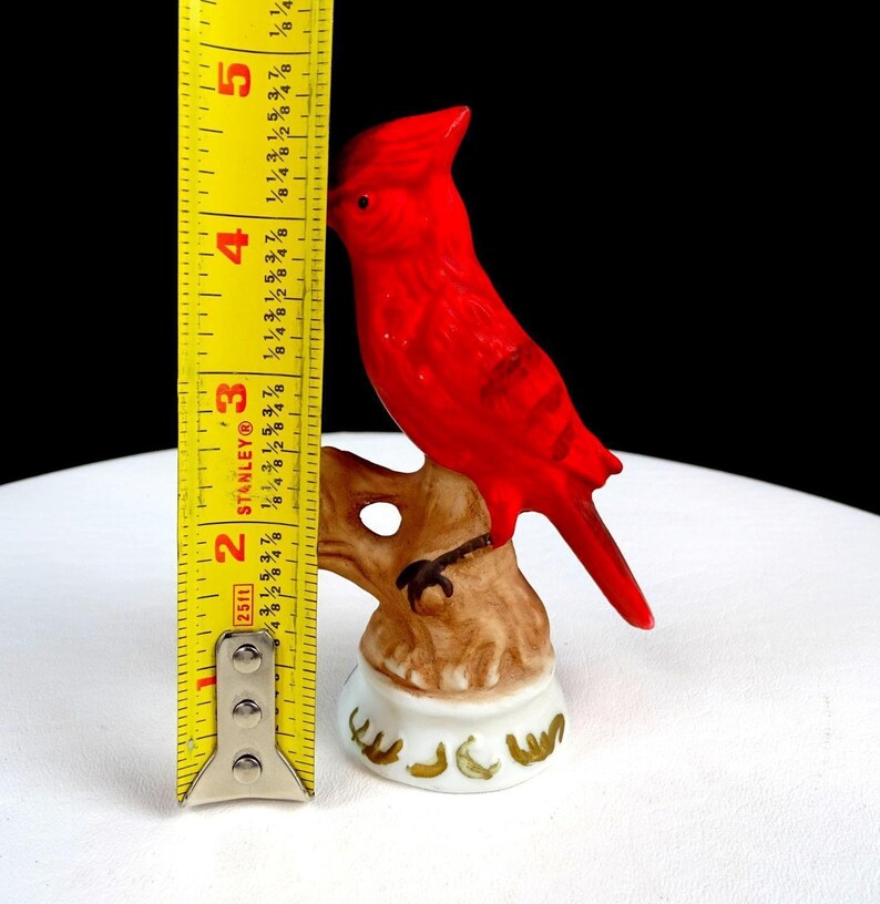 Lefton Japan Porcelain Red Cardinal Bird Vintage 4 3/4 - Etsy