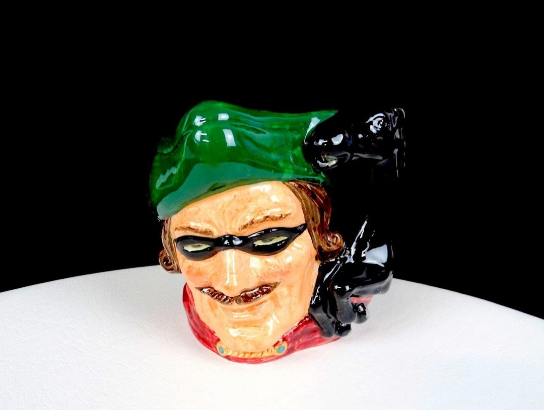 Royal Doulton Dick Turpin D6535 DB Biggs Design Vintage 3 3/4 Toby Jug ...
