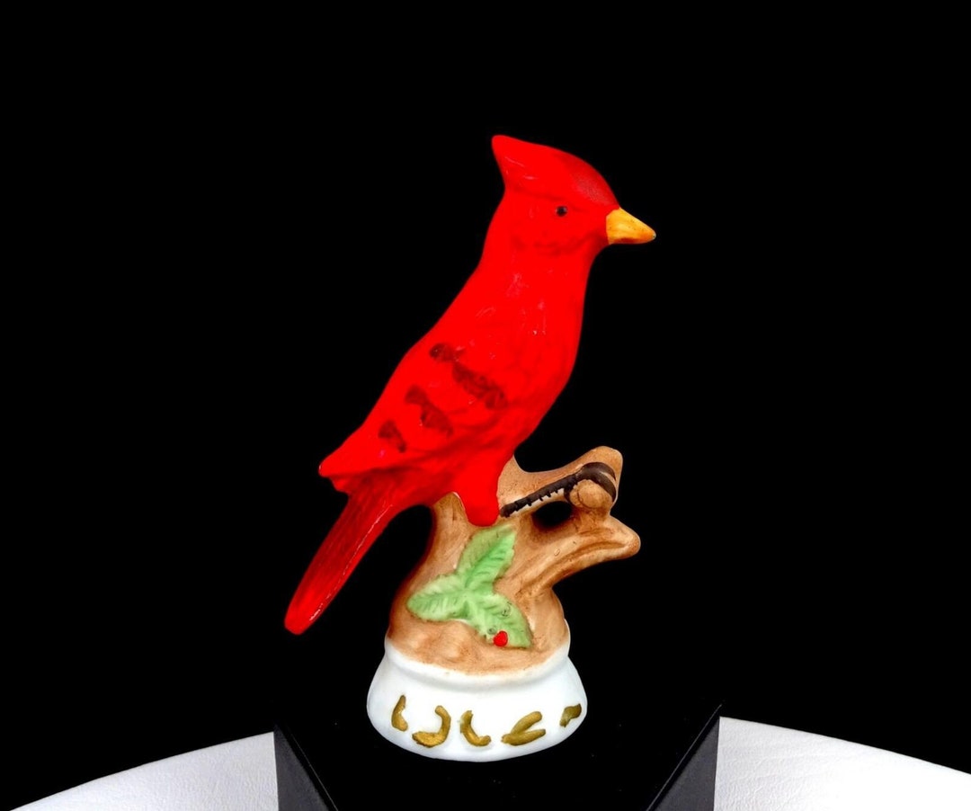 Lefton Japan Porcelain Red Cardinal Bird Vintage 4 3/4 - Etsy
