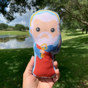 Saint Peter Stuffed Doll, Saint Pillow Doll, Saint Gift, Baptism ...