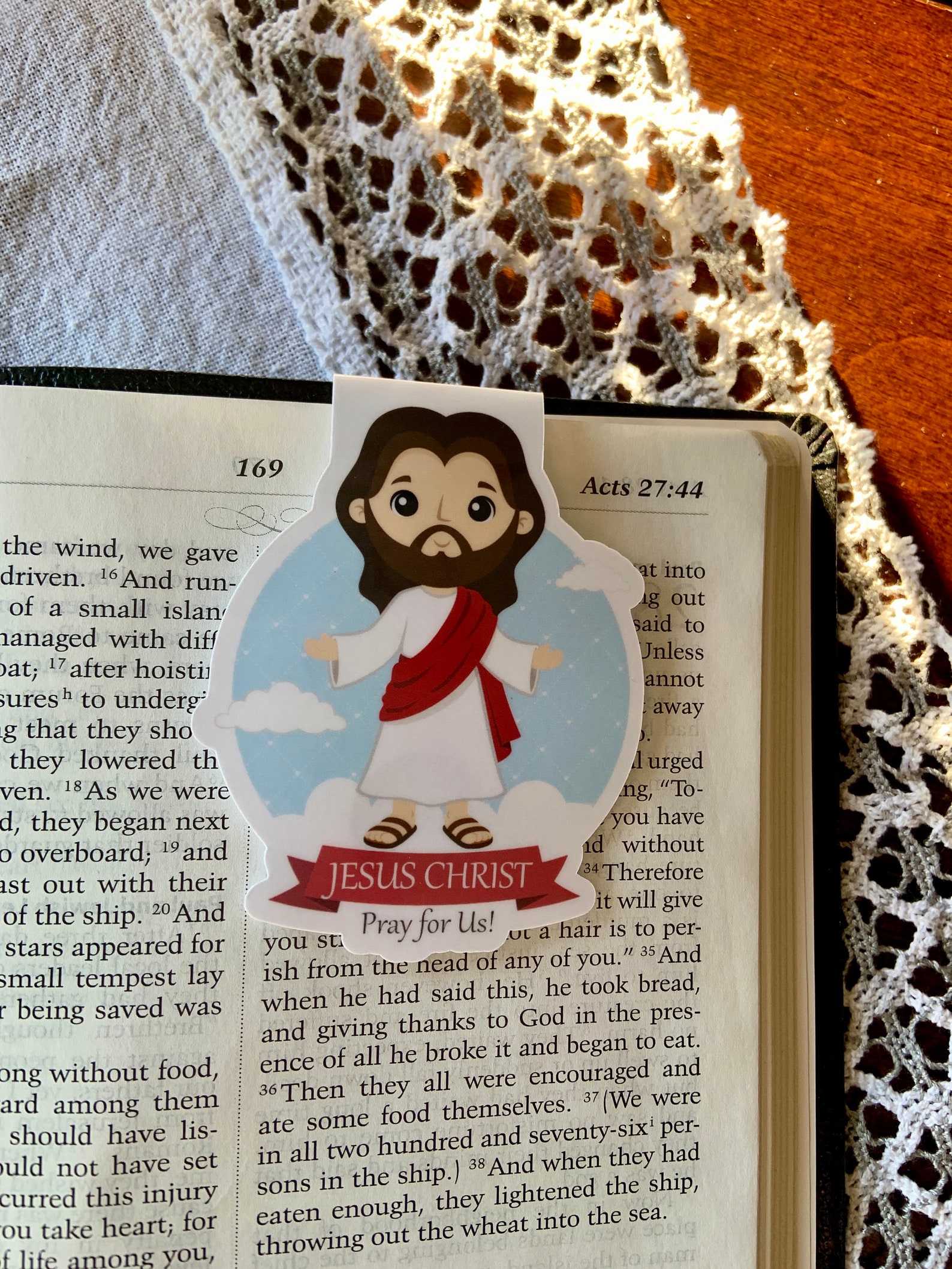 Jesus Magnetic Bookmark, Catholic Bookmark, Saints Bookmark, Saints ...
