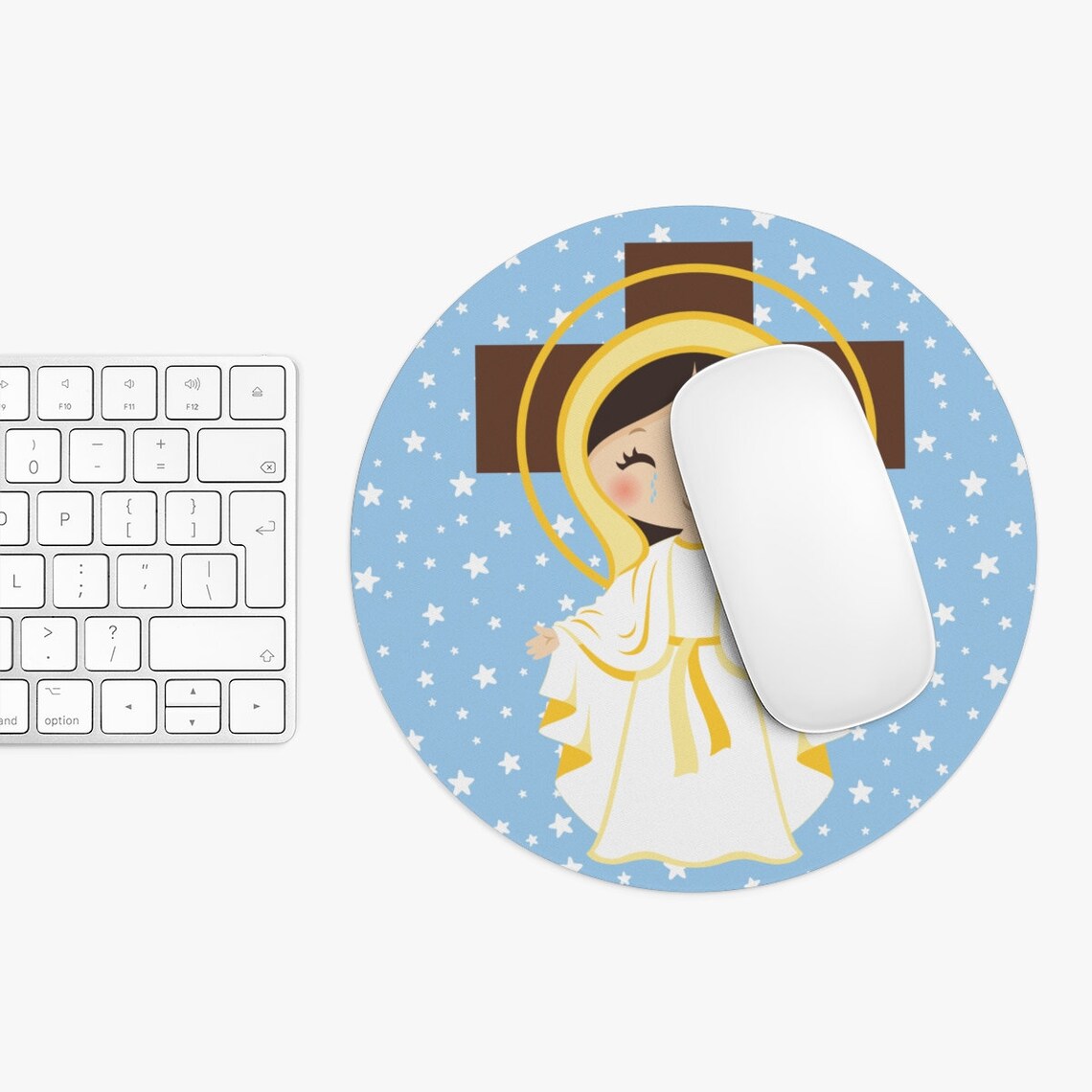 Our Lady of Akita Mouse Pad, Catholic Mouse Pad, Saints Mouse Pad ...