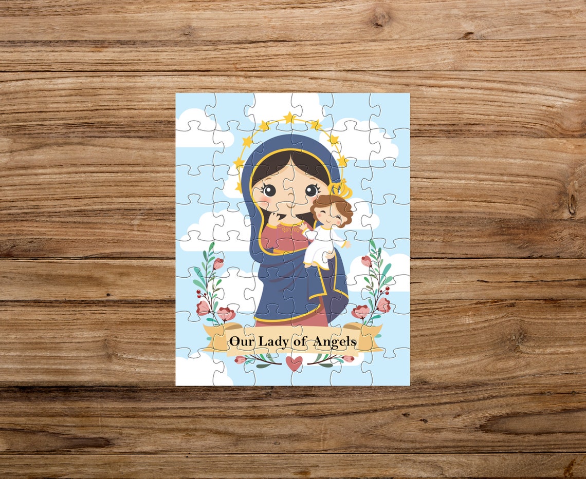 Our Lady of Angels Puzzle, 48, 80 & 120 Pieces Puzzle, Catholic Jigsaw ...