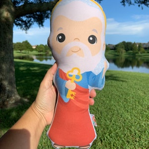 Saint Peter Stuffed Doll, Saint Pillow Doll, Saint Gift, Baptism ...