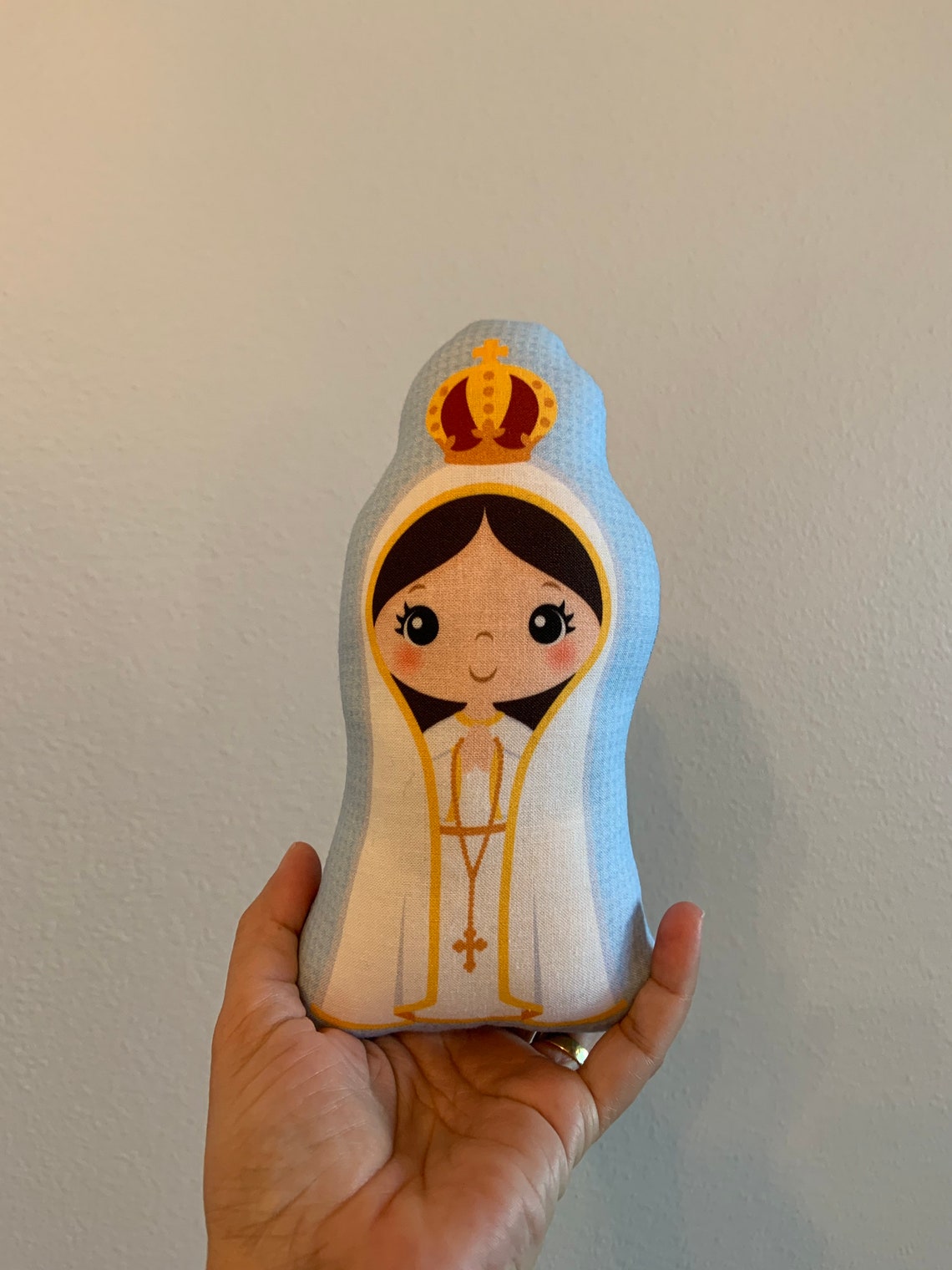 Our Lady of Fatima Stuffed Doll Saint Gift Baptism Catholic | Etsy