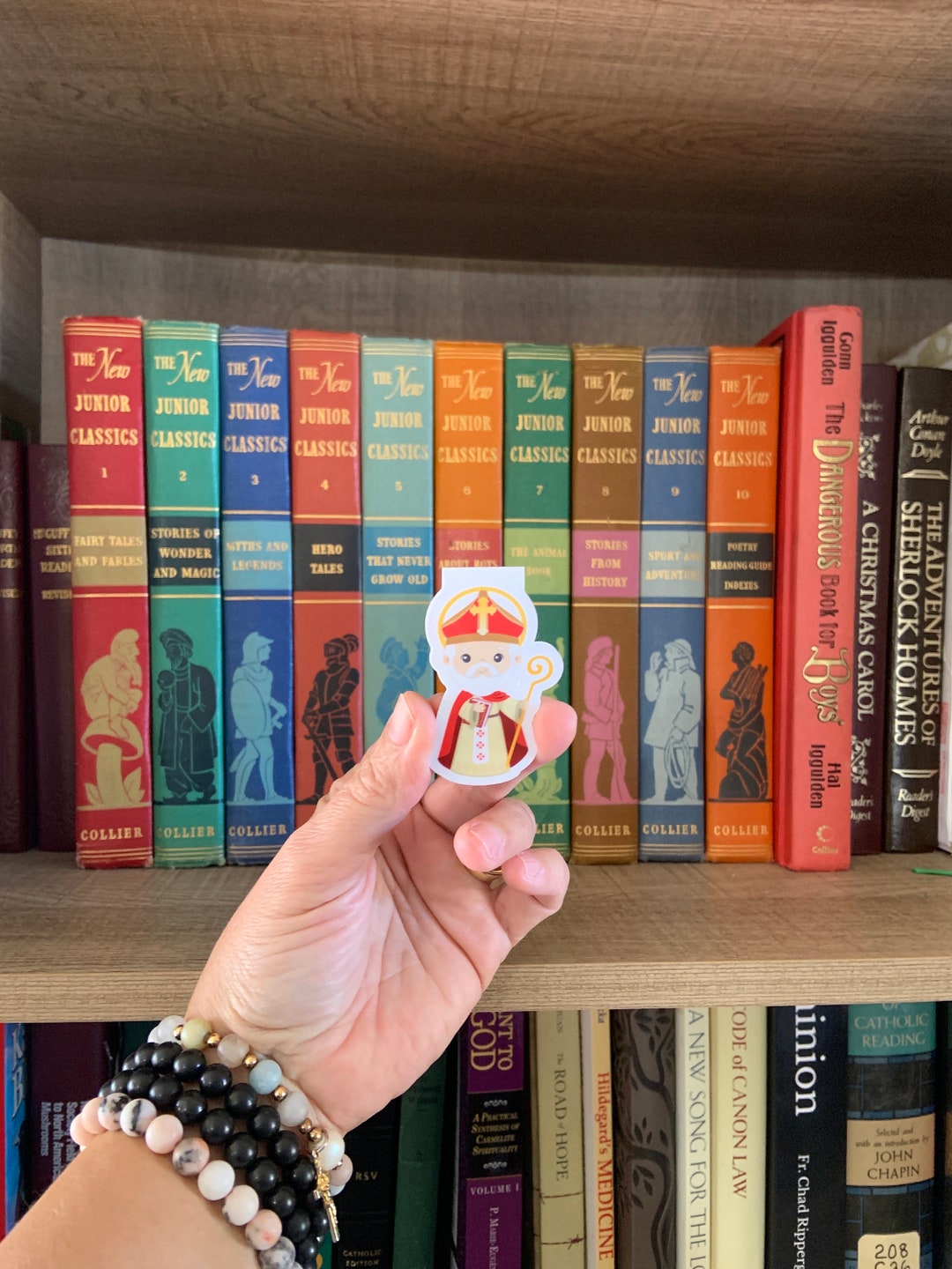 Saint Nicholas Magnetic Bookmark, Catholic Bookmark, Saints Bookmark ...