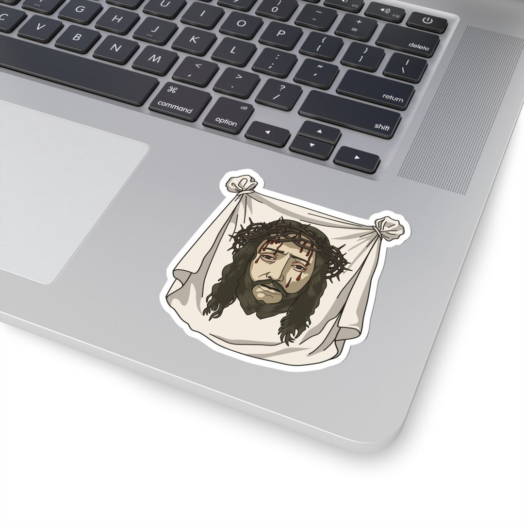 Jesus Christ Holy Face Sticker, Holy Face Sticker, Jesus Holy Face ...