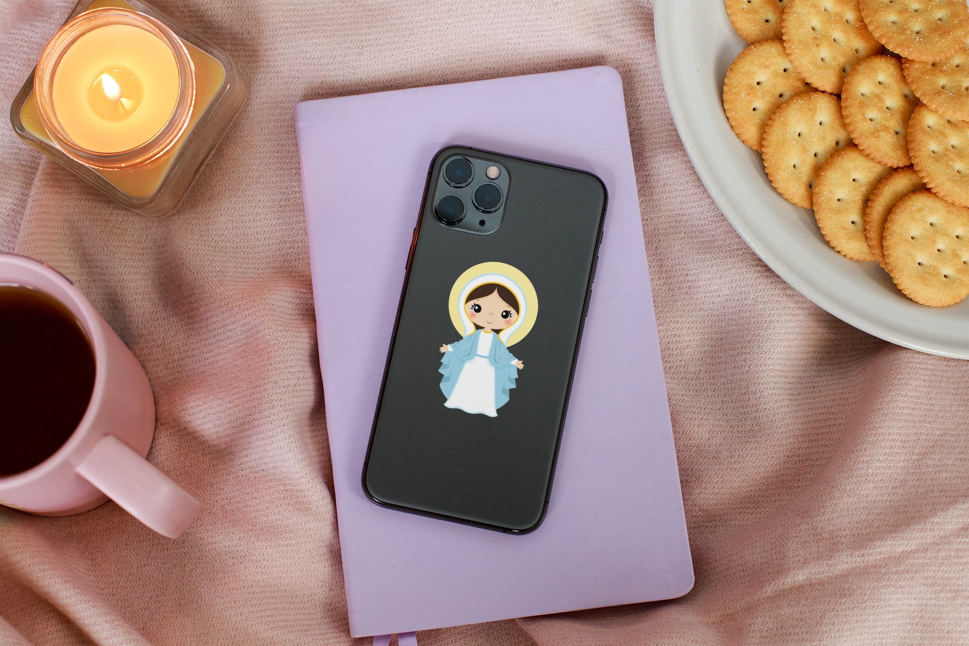 Virgin Mary Sticker Mary Immaculate Sticker Virgin Mary | Etsy