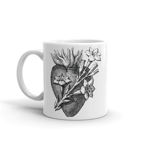 Sacred Heart of Joseph 11oz Mug Catholic Mug Saints Mug - Etsy