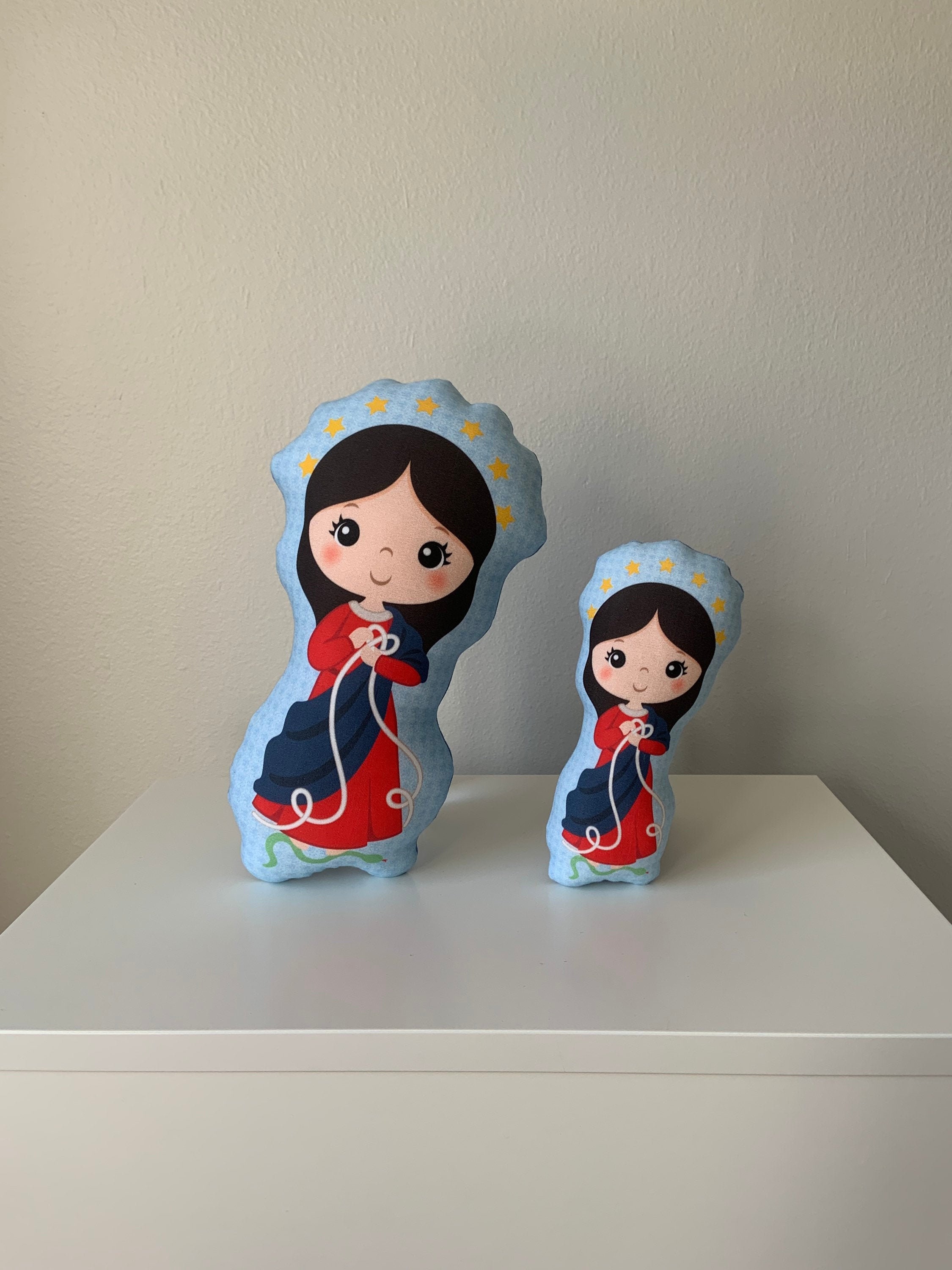 Mary Untier of Knots Stuffed Doll, Saint Gift, Baptism, Catholic Gift ...