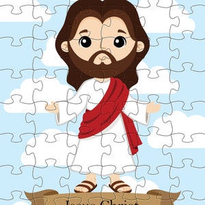 Jesus Christ Puzzle, 48 Pieces Puzzle, Catholic Jigsaw - Etsy