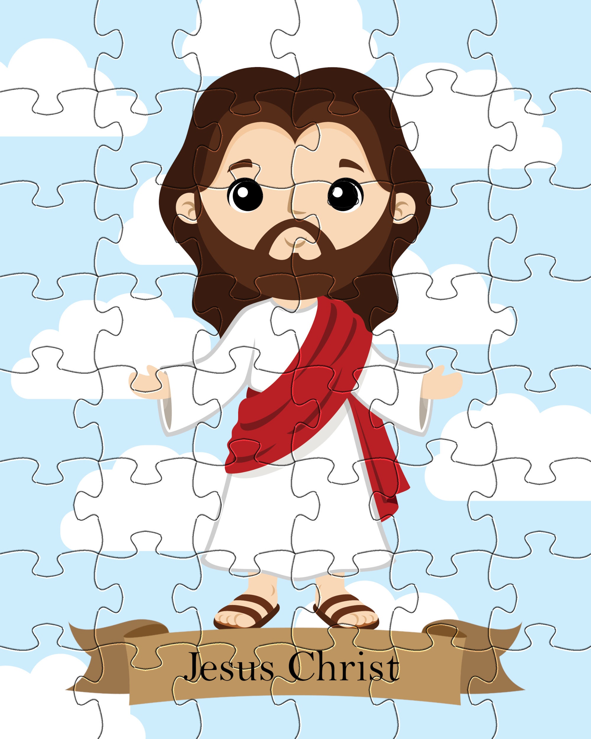 Rompecabezas De Jesucristo Rompecabezas De 48 Piezas Rompecabezas