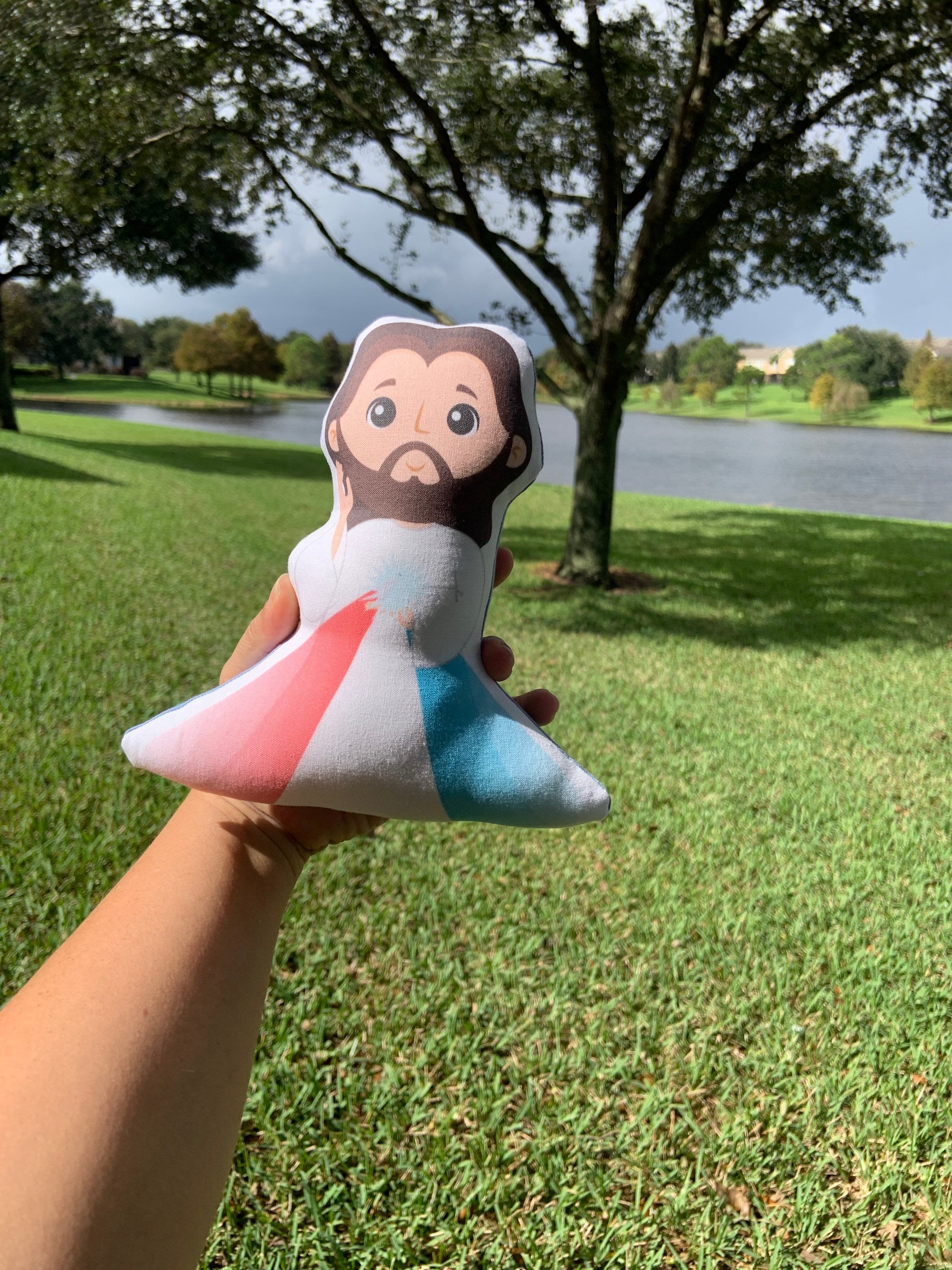 Divine Mercy Jesus Stuffed Doll Saint Gift Baptism Catholic - Etsy