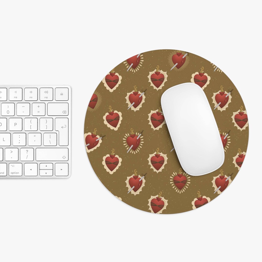 Sacred Hearts Mouse Pad, Catholic Mouse Pad, Saints Mouse Pad ...