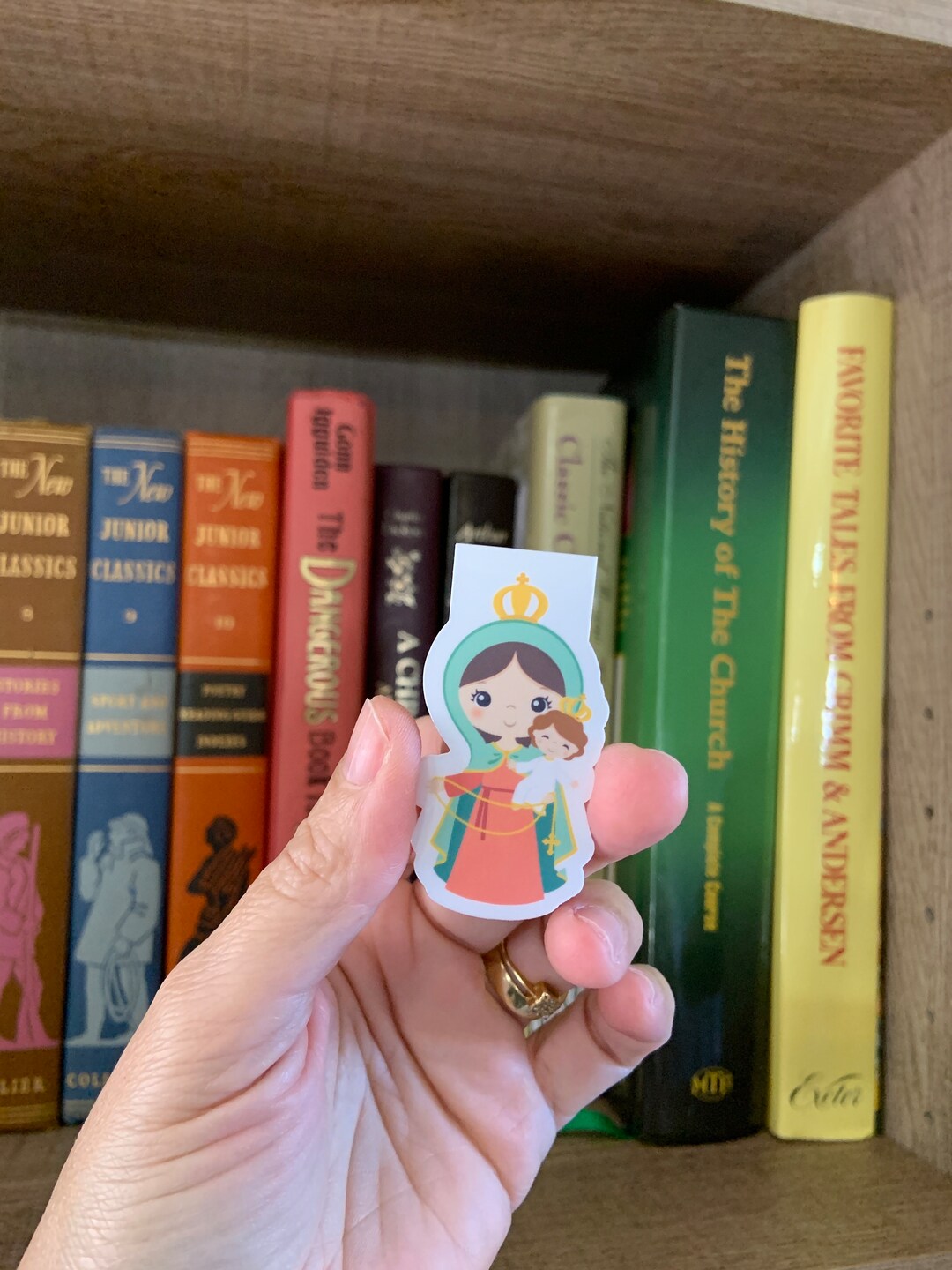 Our Lady of Family Magnetic Bookmark, Catholic Bookmark, Saints ...