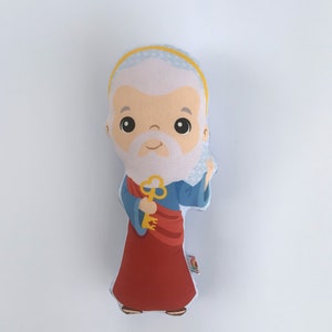 Saint Peter Stuffed Doll, Saint Pillow Doll, Saint Gift, Baptism ...