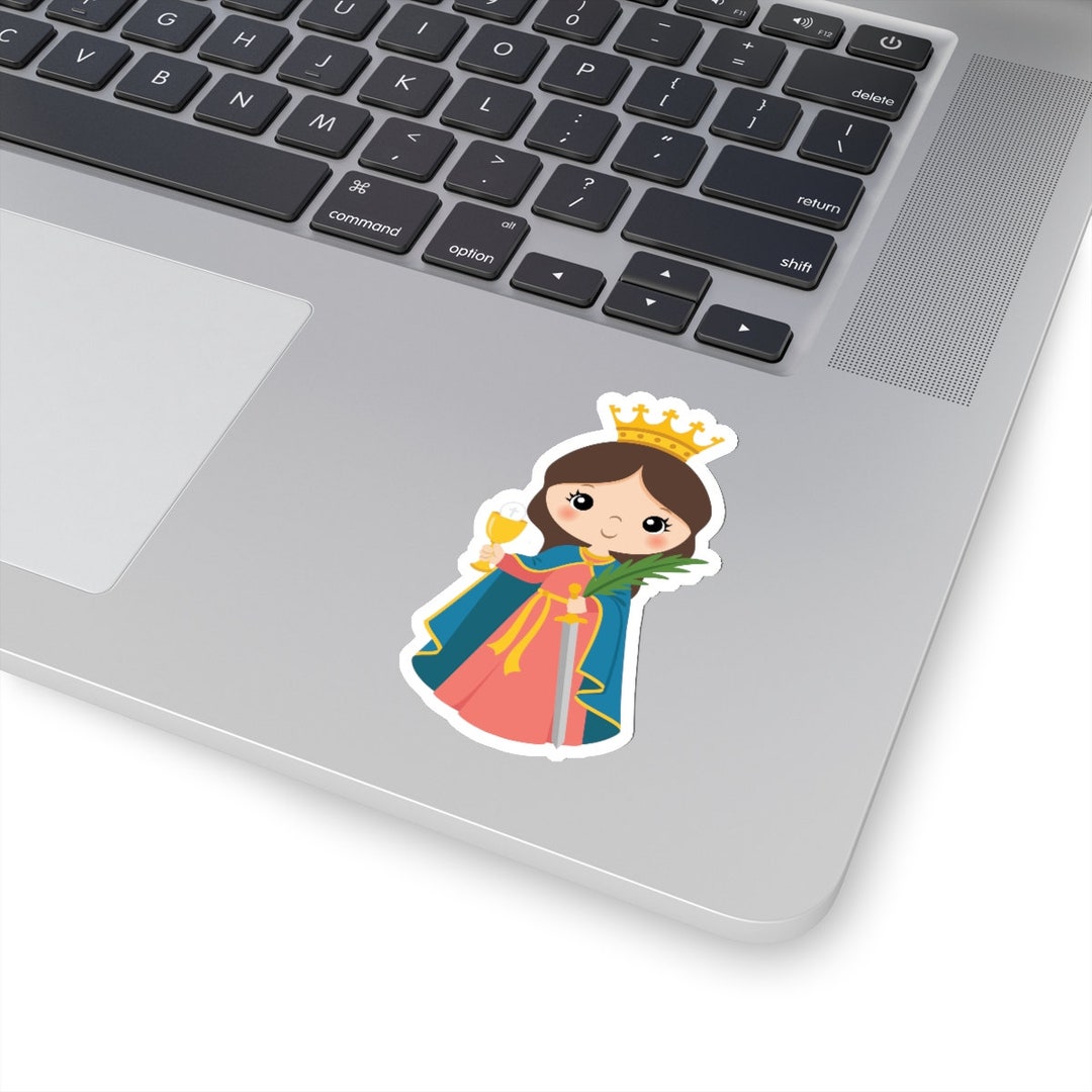 Saint Barbara Sticker, St Barbara Sticker, Saint Barbara Water ...