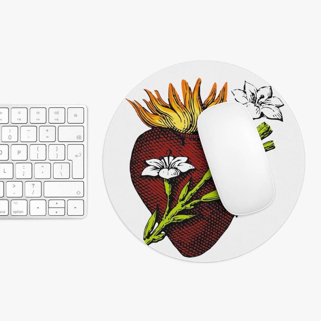 Sacred Heart of Joseph Mouse Pad, Catholic Mouse Pad, Saints Mouse Pad ...