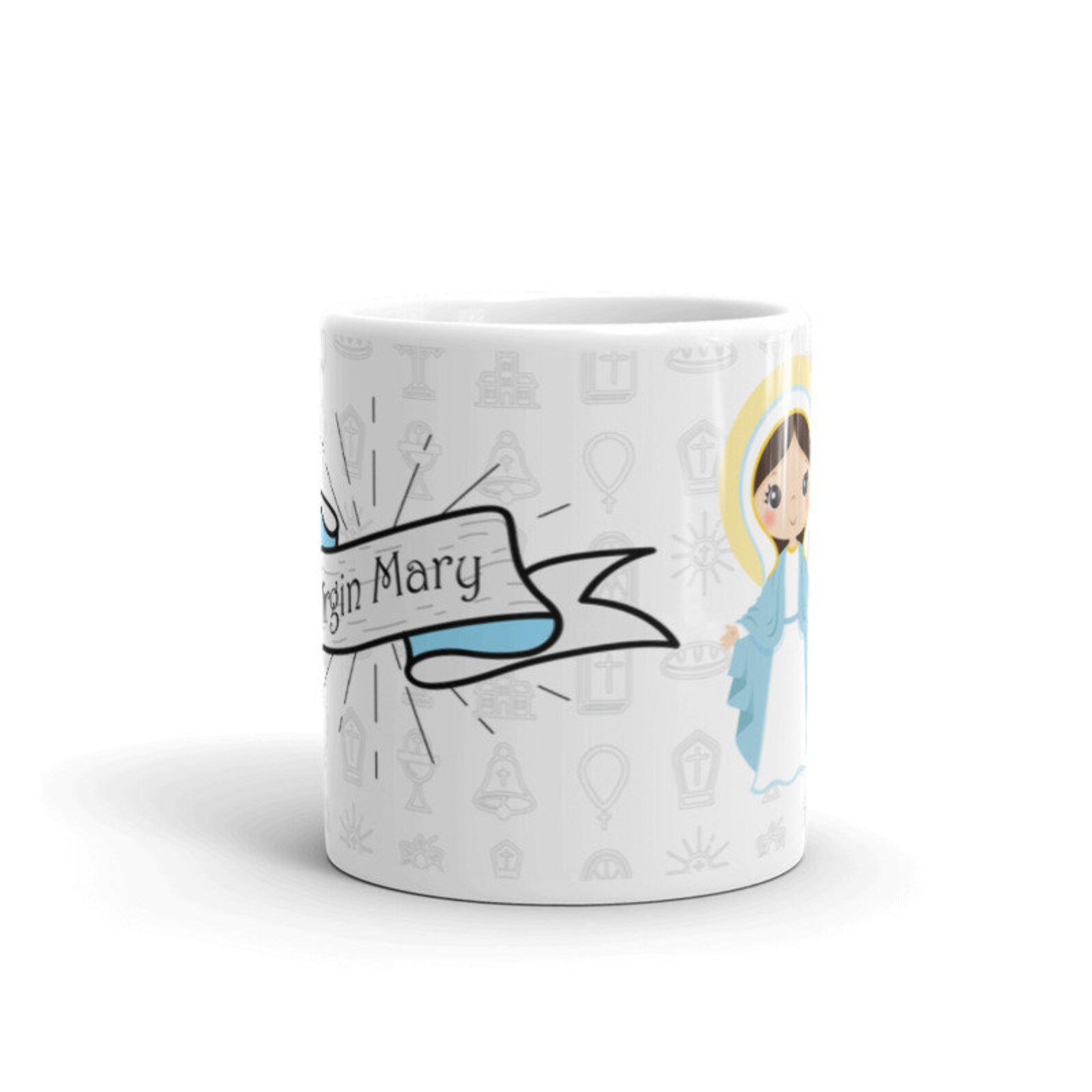 Virgin Mary Mug Catholic Mug Virgin Mary Mug Catholic Mug | Etsy