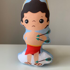 Saint Sebastian Stuffed Doll, Saint Pillow Doll, Saint Gift, Baptism ...