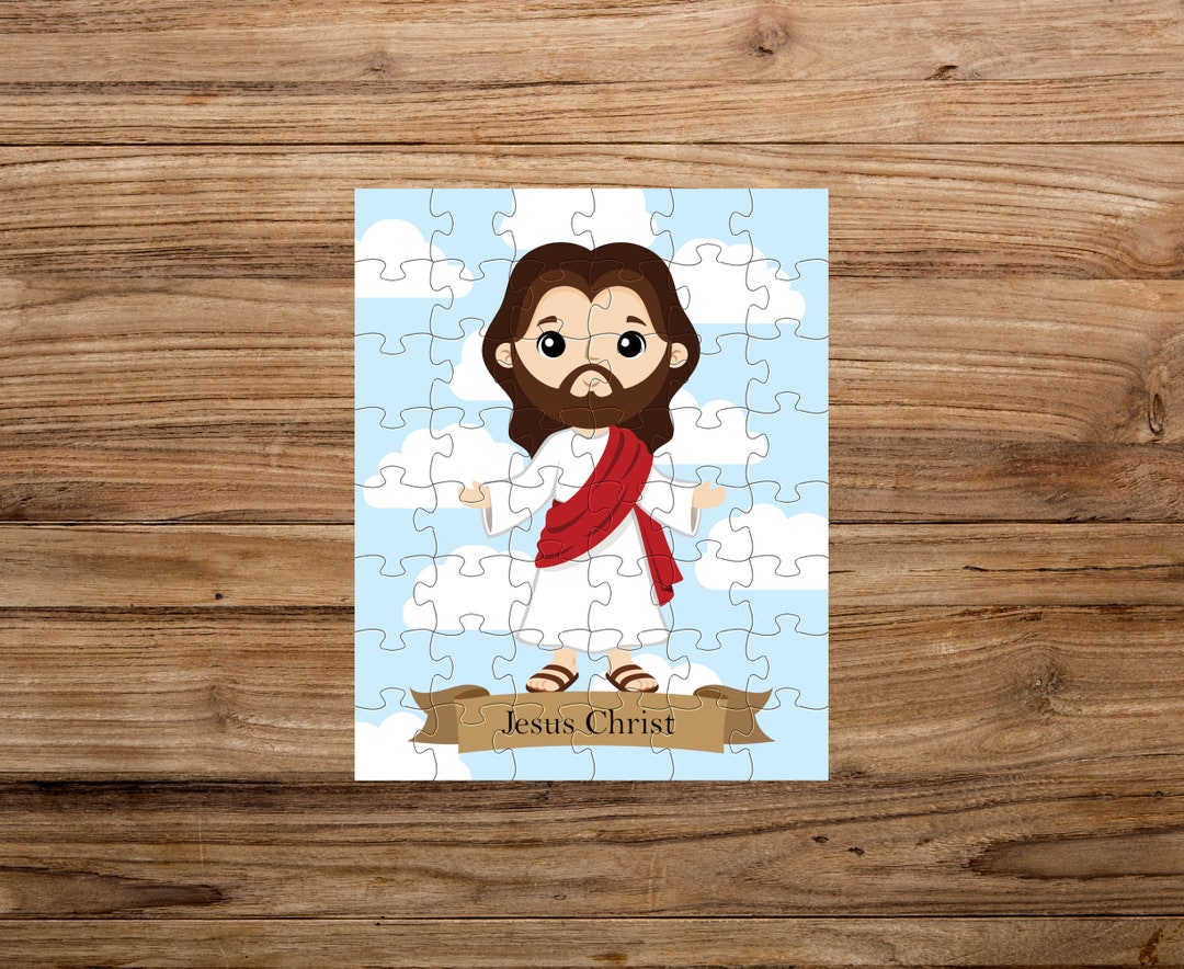 Jesus Christ Puzzle, 48 Pieces Puzzle, Catholic Jigsaw - Etsy