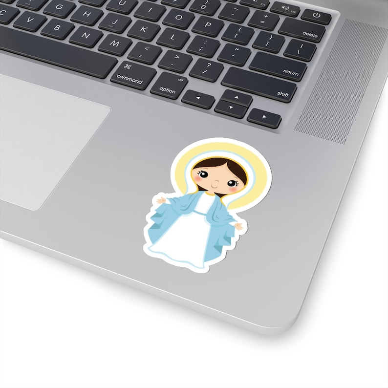 Virgin Mary Sticker Mary Immaculate Sticker Virgin Mary - Etsy