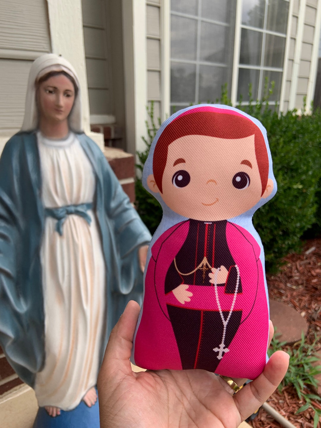 Fulton Sheen Stuffed Doll, Saint Pillow Doll, Saint Gift, Baptism ...