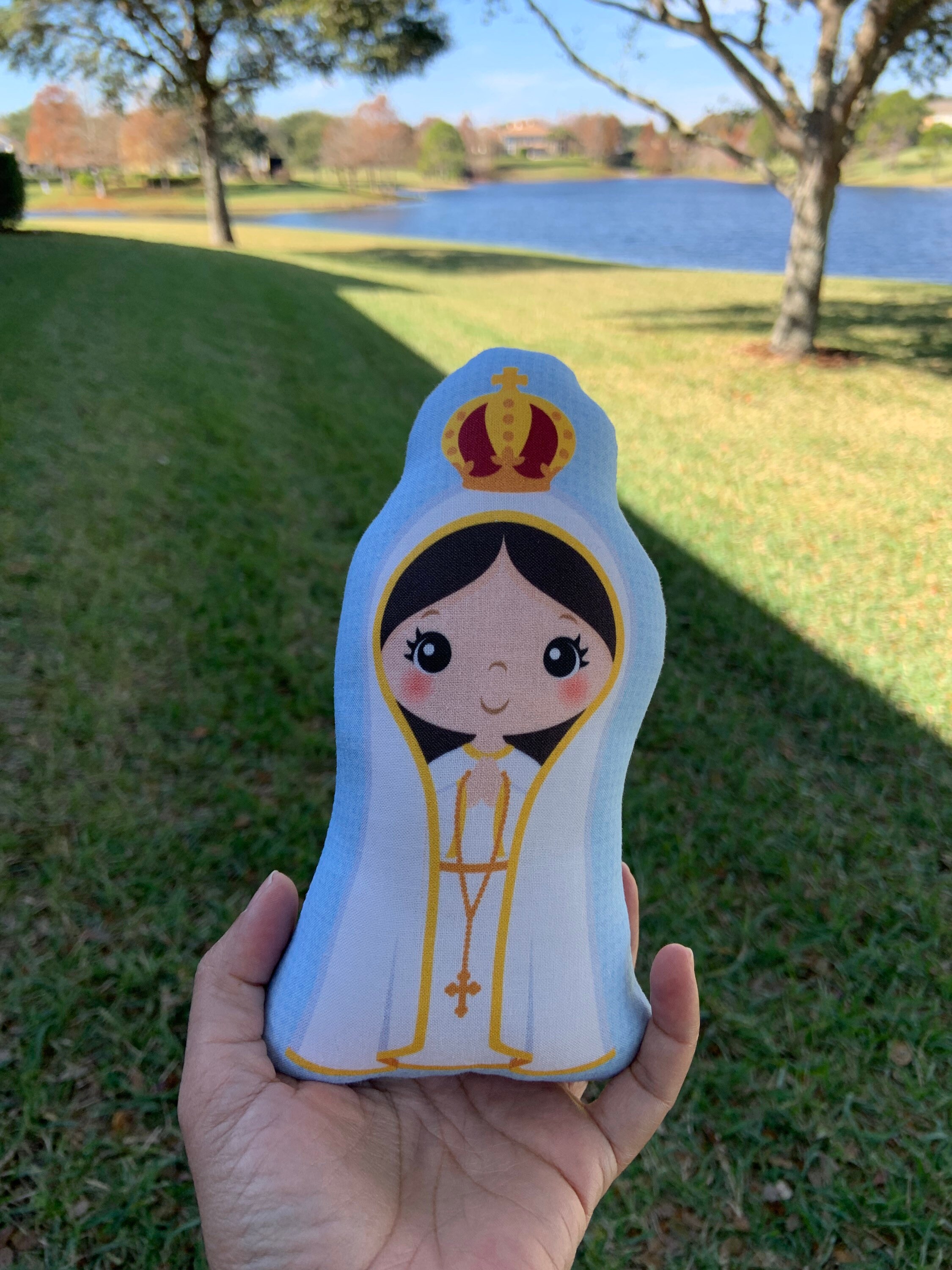Our Lady of Fatima Stuffed Doll, Saint Gift, Baptism, Catholic Gift ...