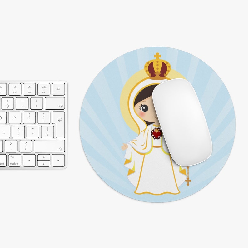 Our Lady of Fatima Mouse Pad, Catholic Mouse Pad, Saints Mouse Pad ...