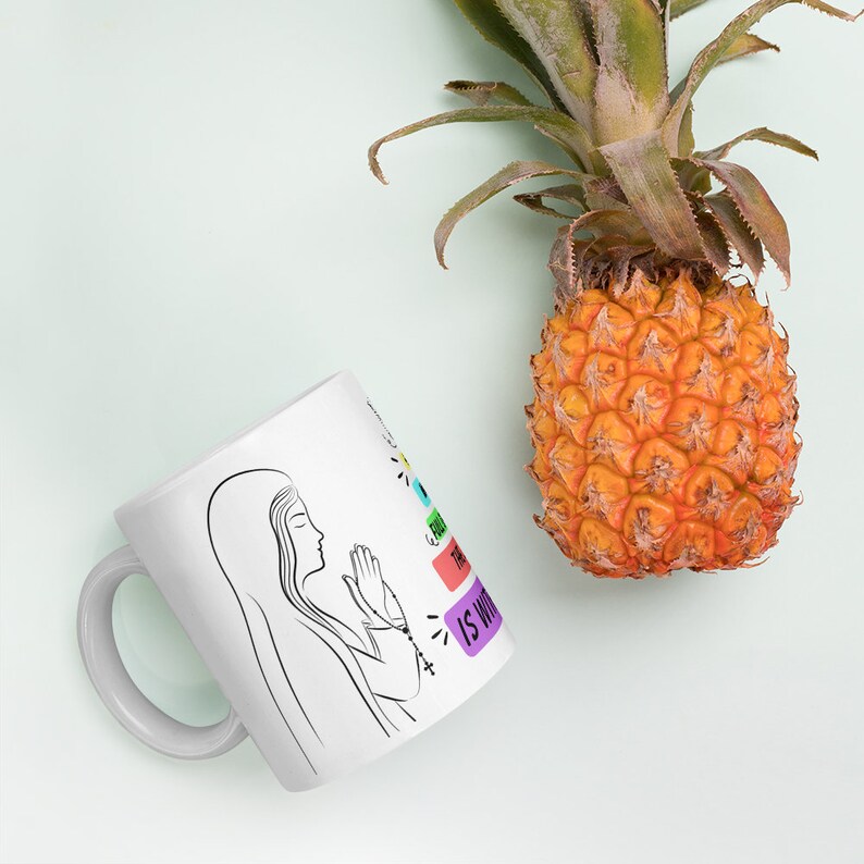Hail Mary Prayer 11oz Mug, Holy Mary Mug, Catholic Mug, Saints Mug ...