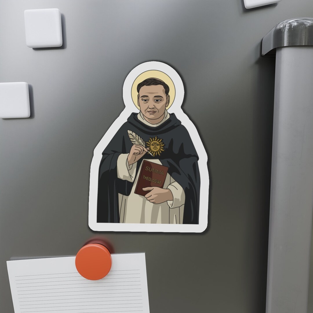 St Thomas Aquinas Magnet, Catholic Magnets, Catholic Gifts, Saints ...