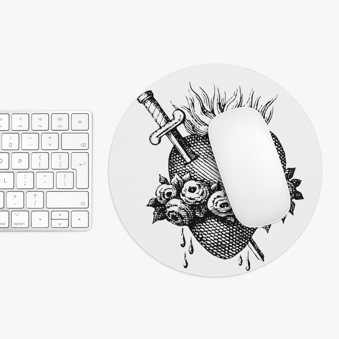 Sacred Heart of Mary Mouse Pad, Catholic Mouse Pad, Saints Mouse Pad ...