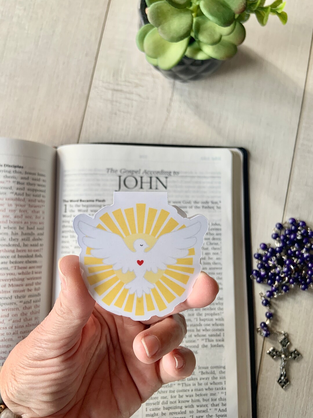 Holy Spirit Bookmark, Catholic Bookmark, Saints Bookmark, Saints ...
