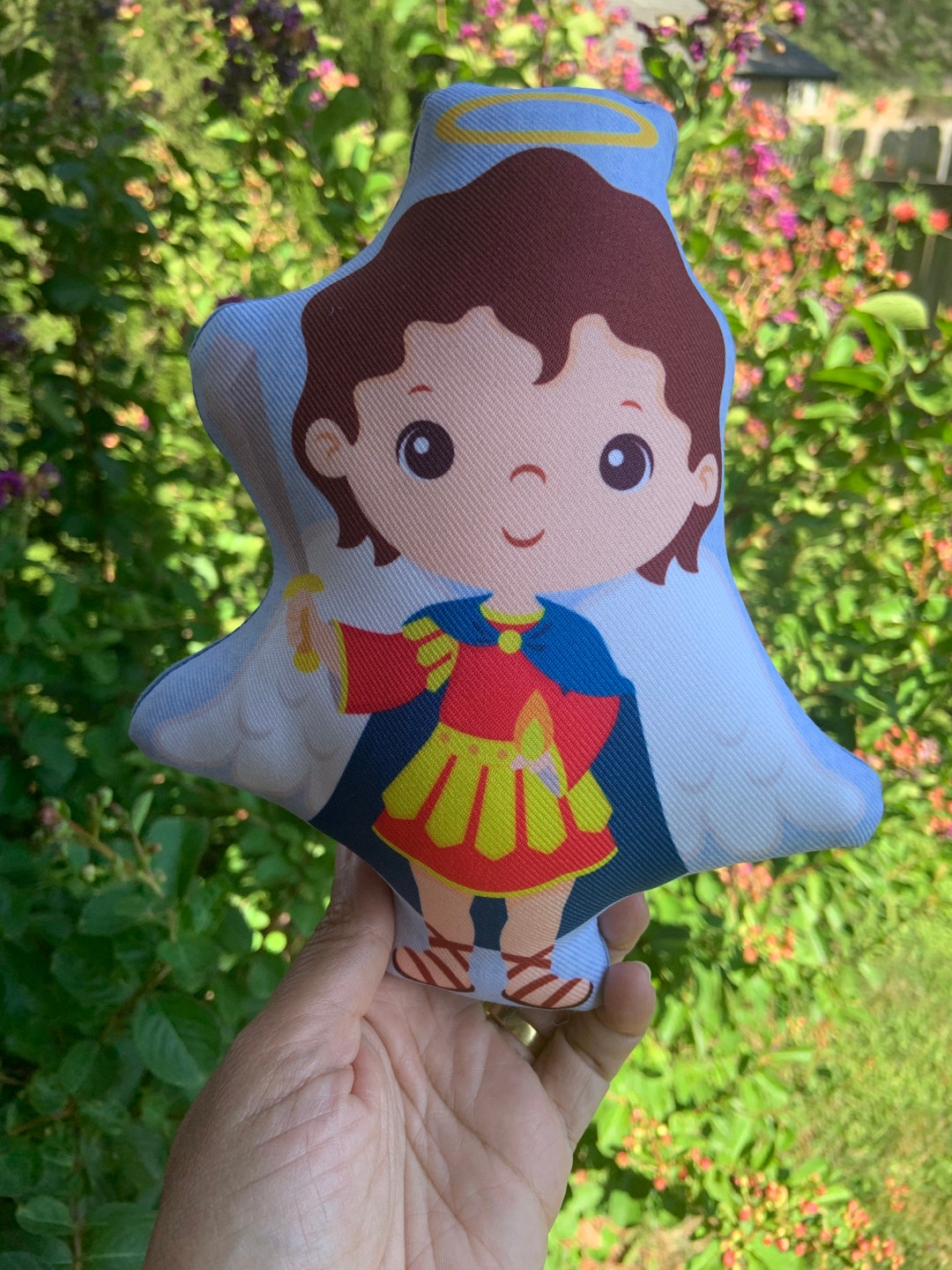 Saint Uriel the Archangel Stuffed Doll, Saint Gift, Baptism, Catholic ...