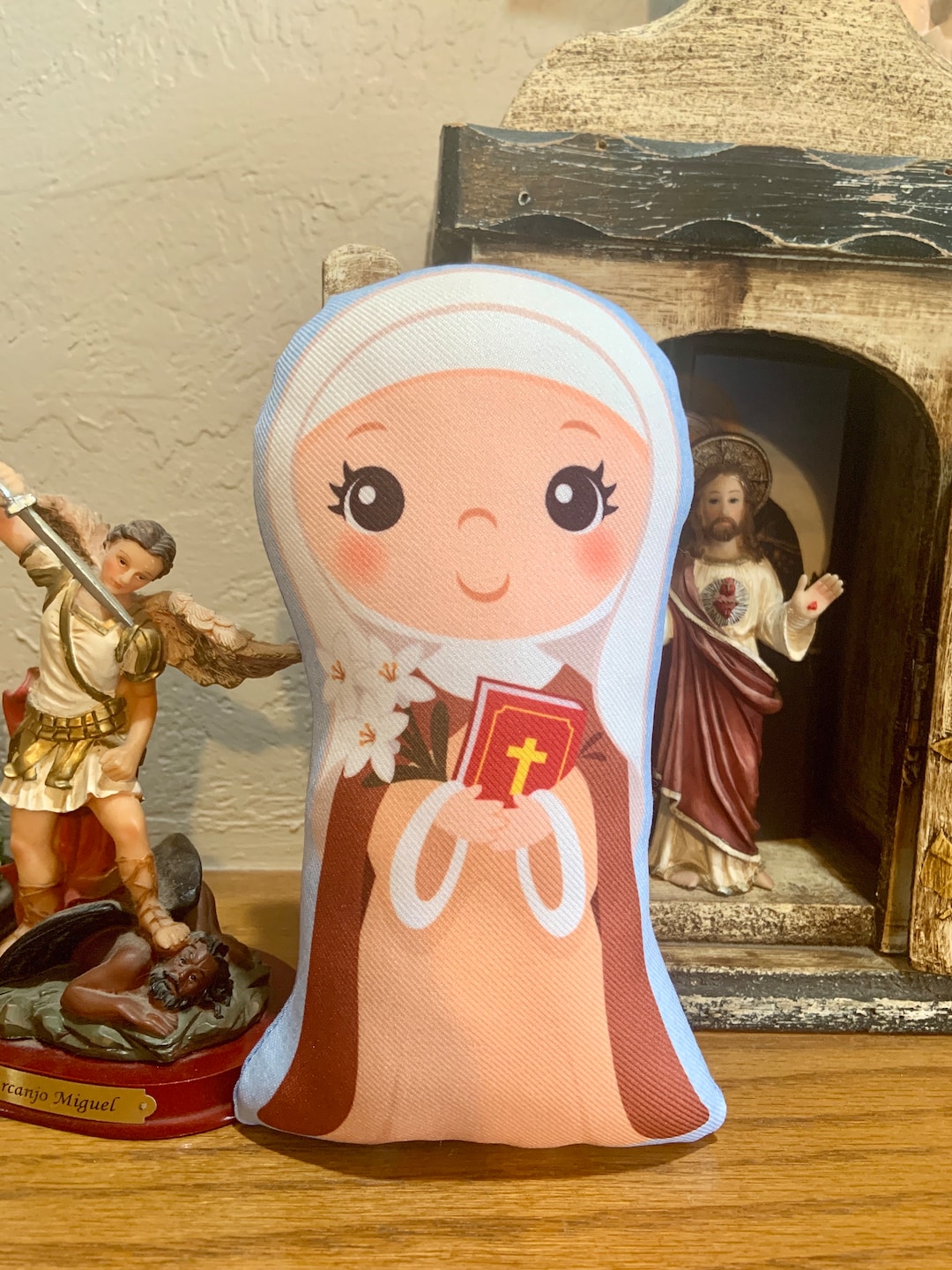 St Catherine of Siena Stuffed Doll, Saint Gift, Baptism, Catholic Gift ...