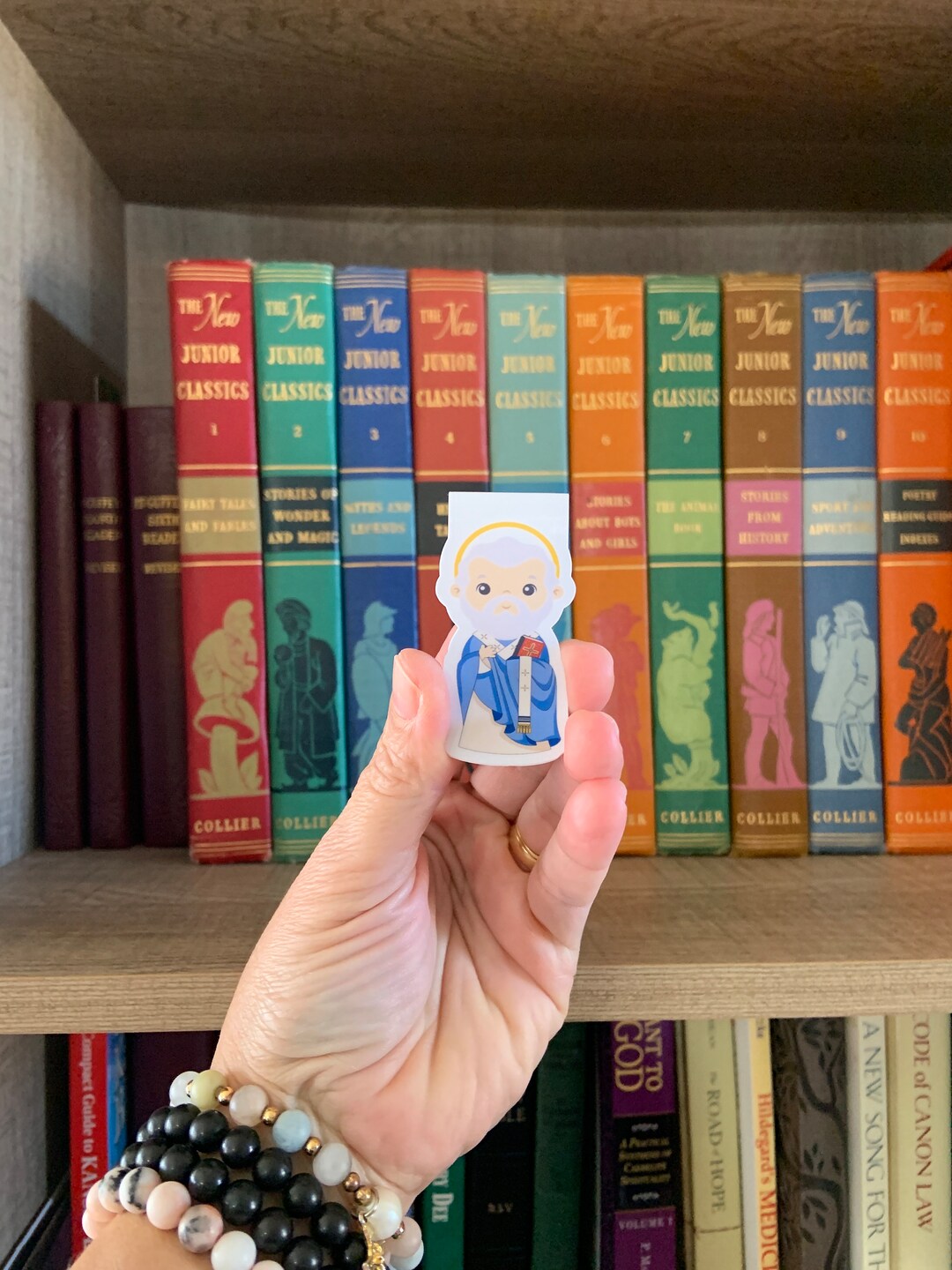 Saint Ambrose Magnetic Bookmark, Catholic Bookmark, Saints Bookmark ...