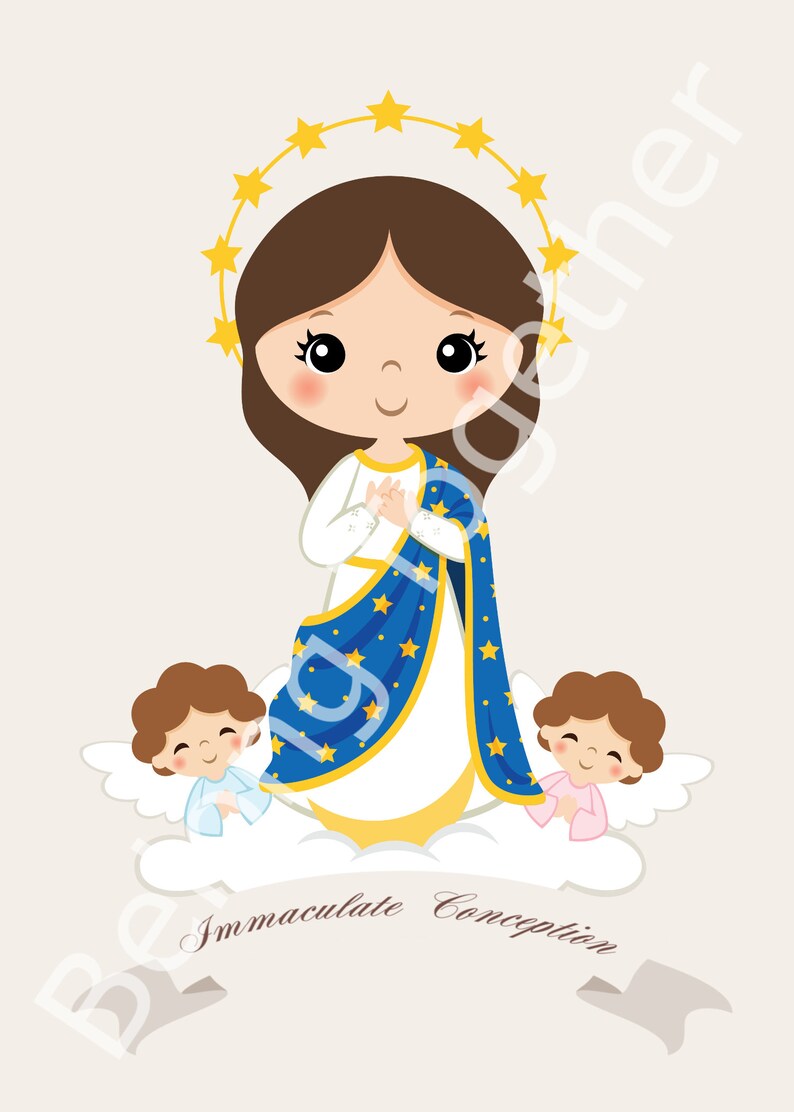 Immaculate Conception Wall Art Immaculate Conception Art | Etsy