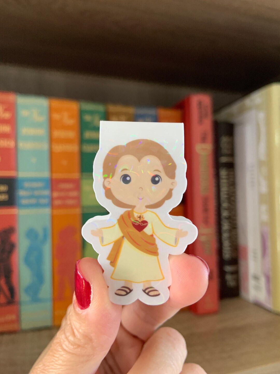 Child Jesus Christ Magnetic Bookmark, Jesus Christ Catholic Bookmark ...